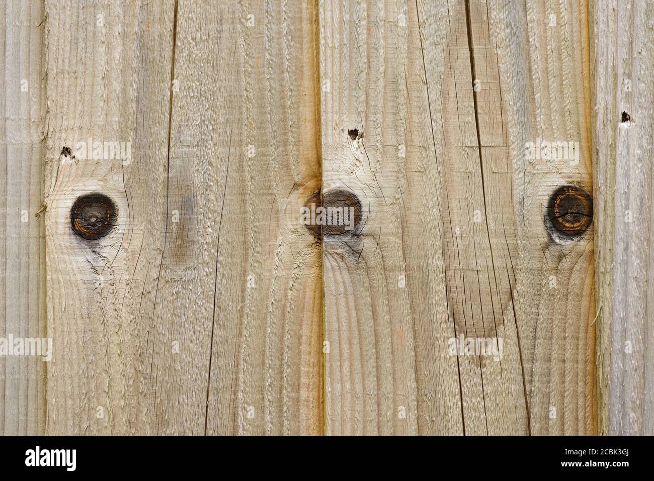 Knots in garden fencing Stock Photo - Alamy