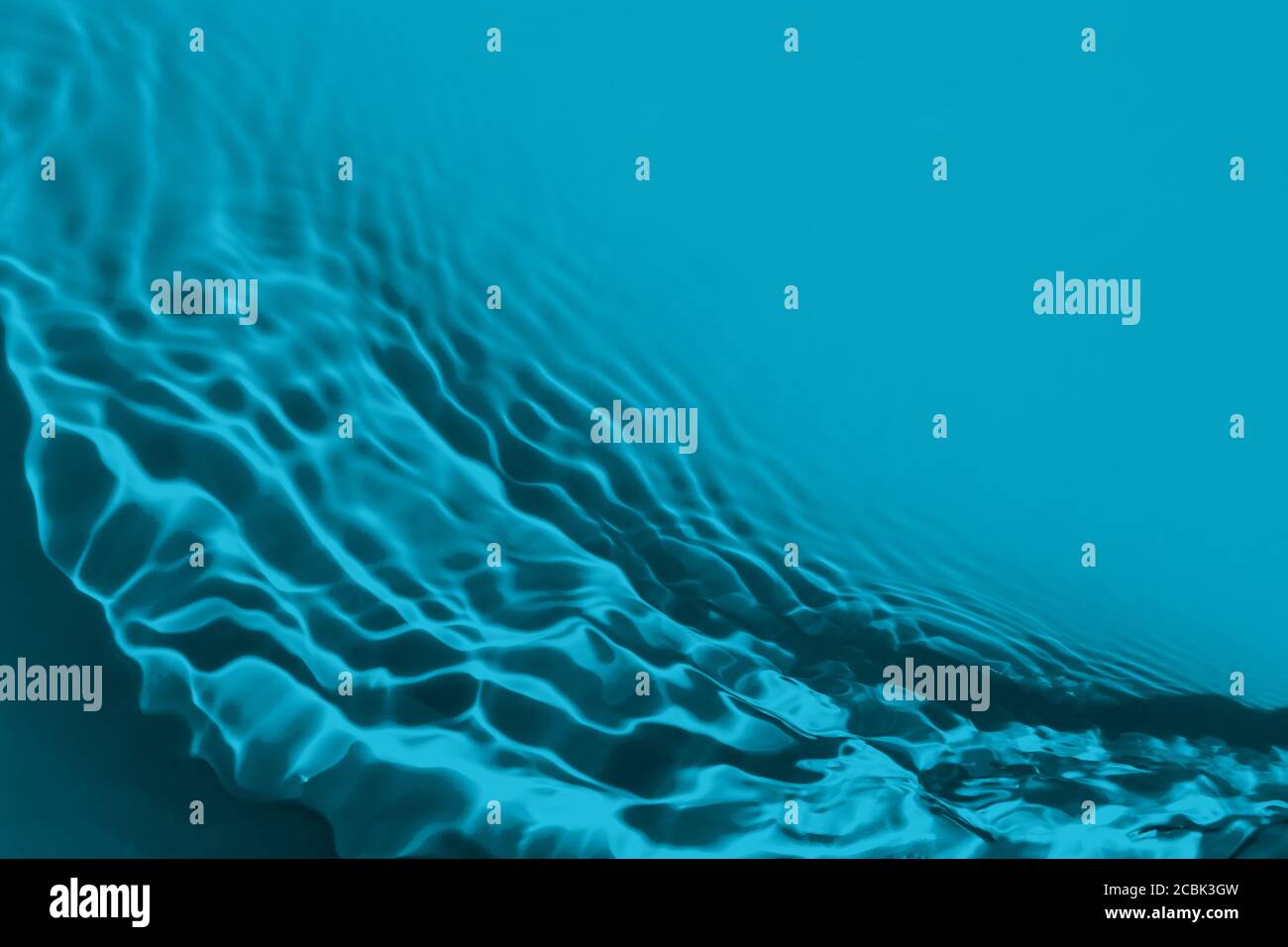 mint blue colored transparent water surface texture Stock Photo - Alamy