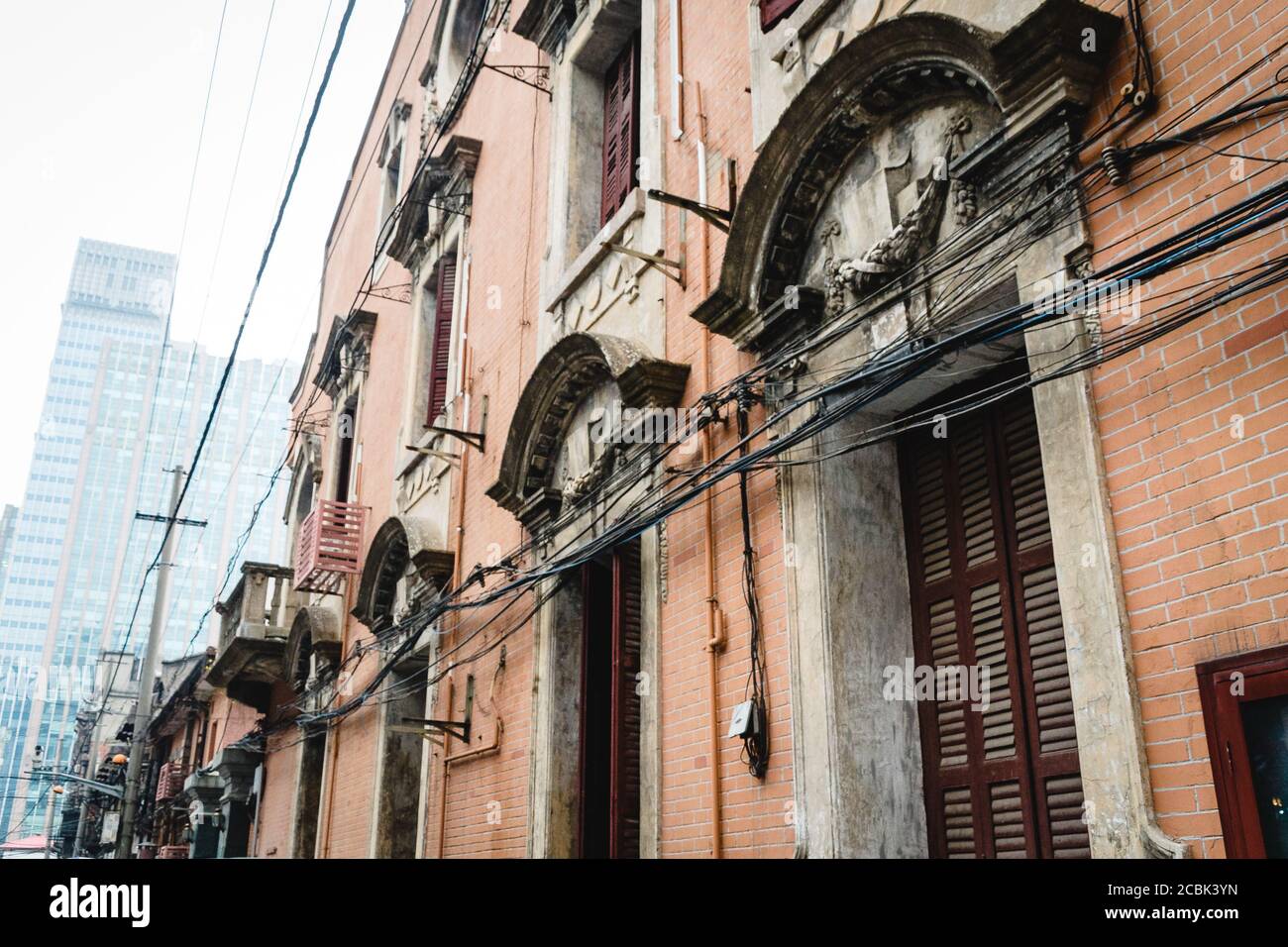 Zhang Yuan Shikumen old walled community and its buildings in shanghai ...