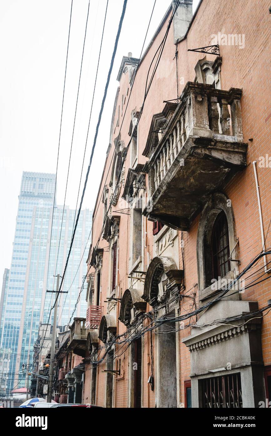 Zhang Yuan Shikumen old walled community and its buildings in shanghai ...