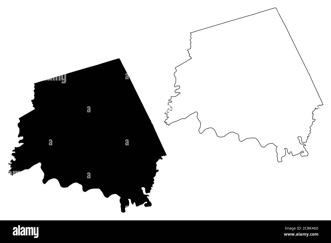 Map of winchester kentucky Stock Vector Images - Alamy