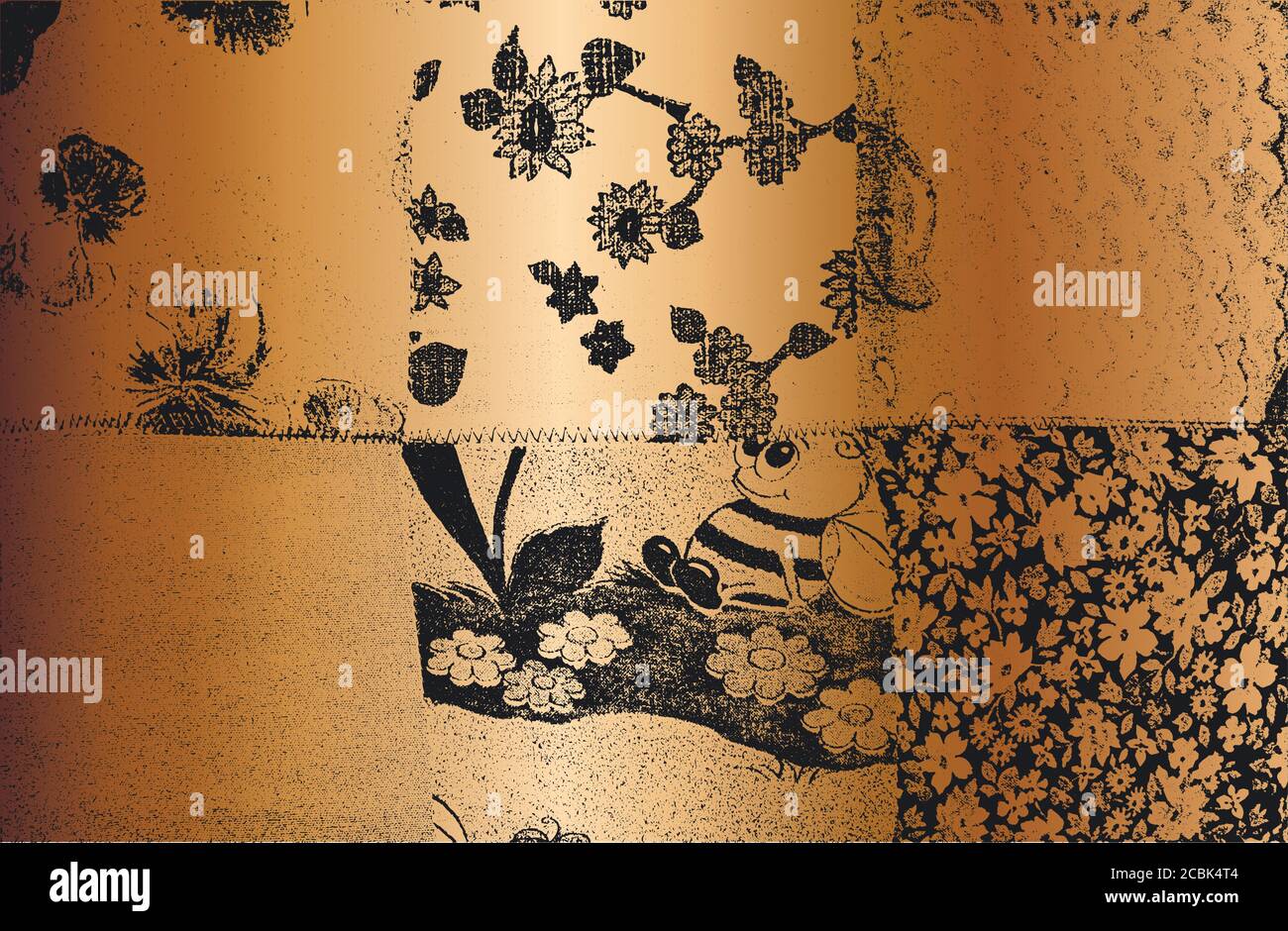 Fabric golden color Stock Vector Images - Alamy