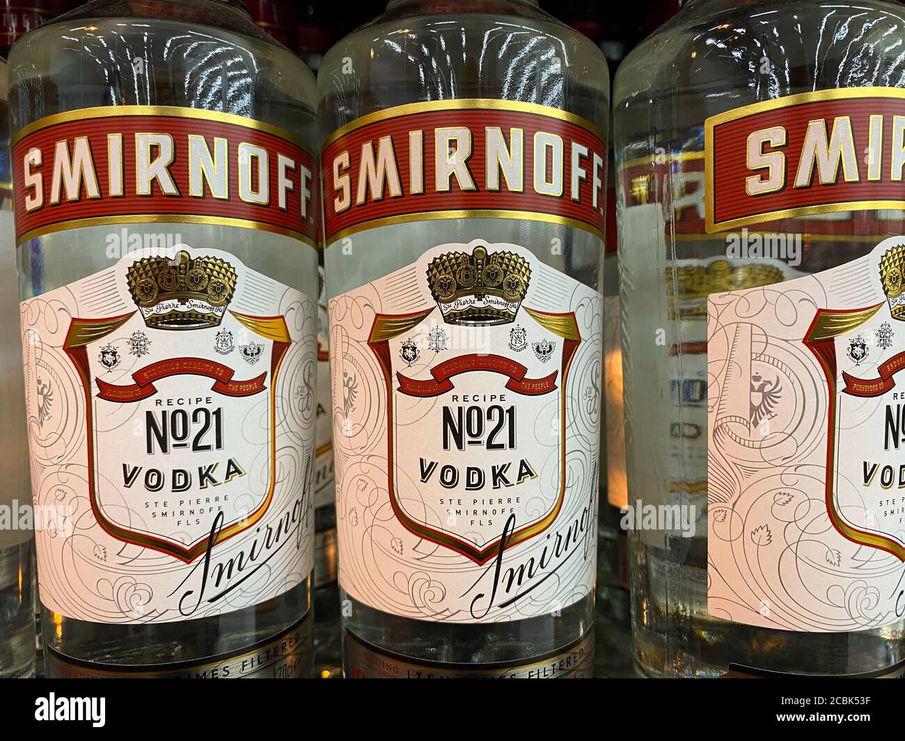 Smirnoff vodka logo hi-res stock photography and images - Alamy