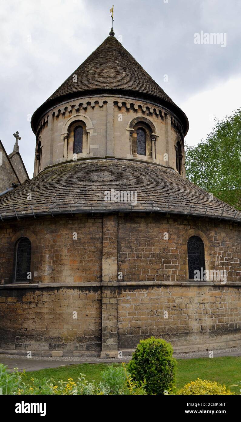 Round Church in Cambridge, England Stock Photo - Alamy