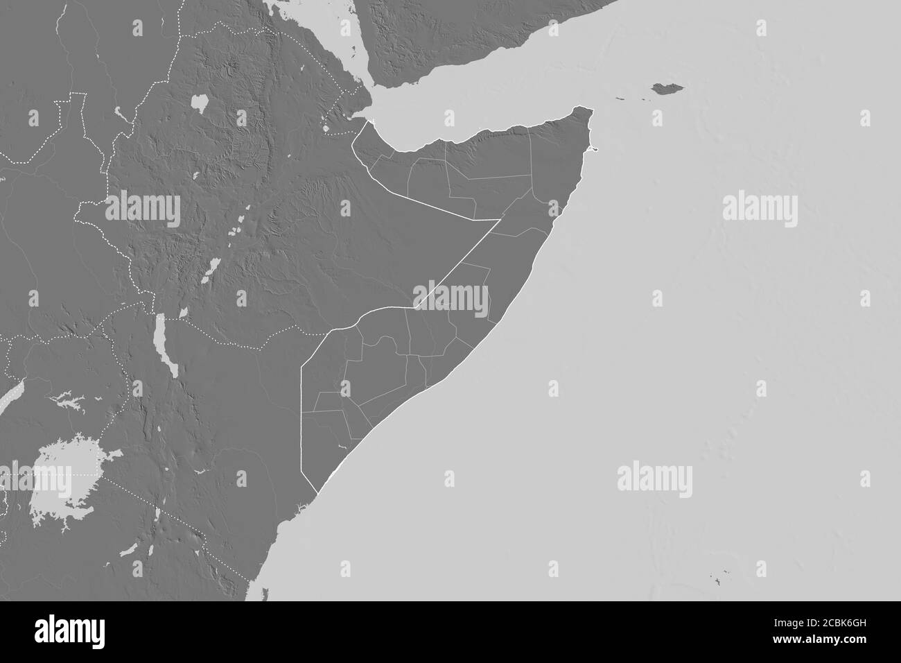 Country somalia map Black and White Stock Photos & Images - Alamy