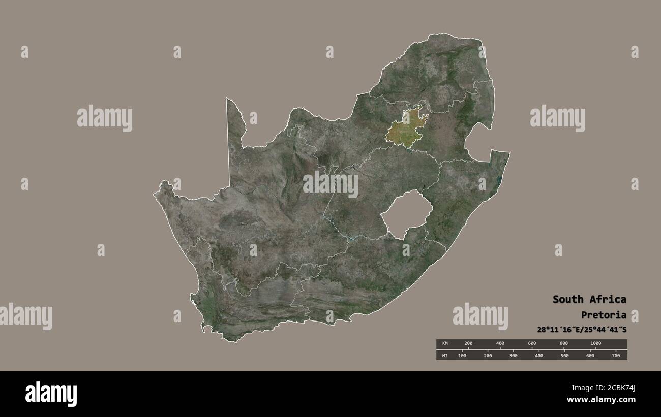 Witwatersrand satellite map hi-res stock photography and images - Alamy