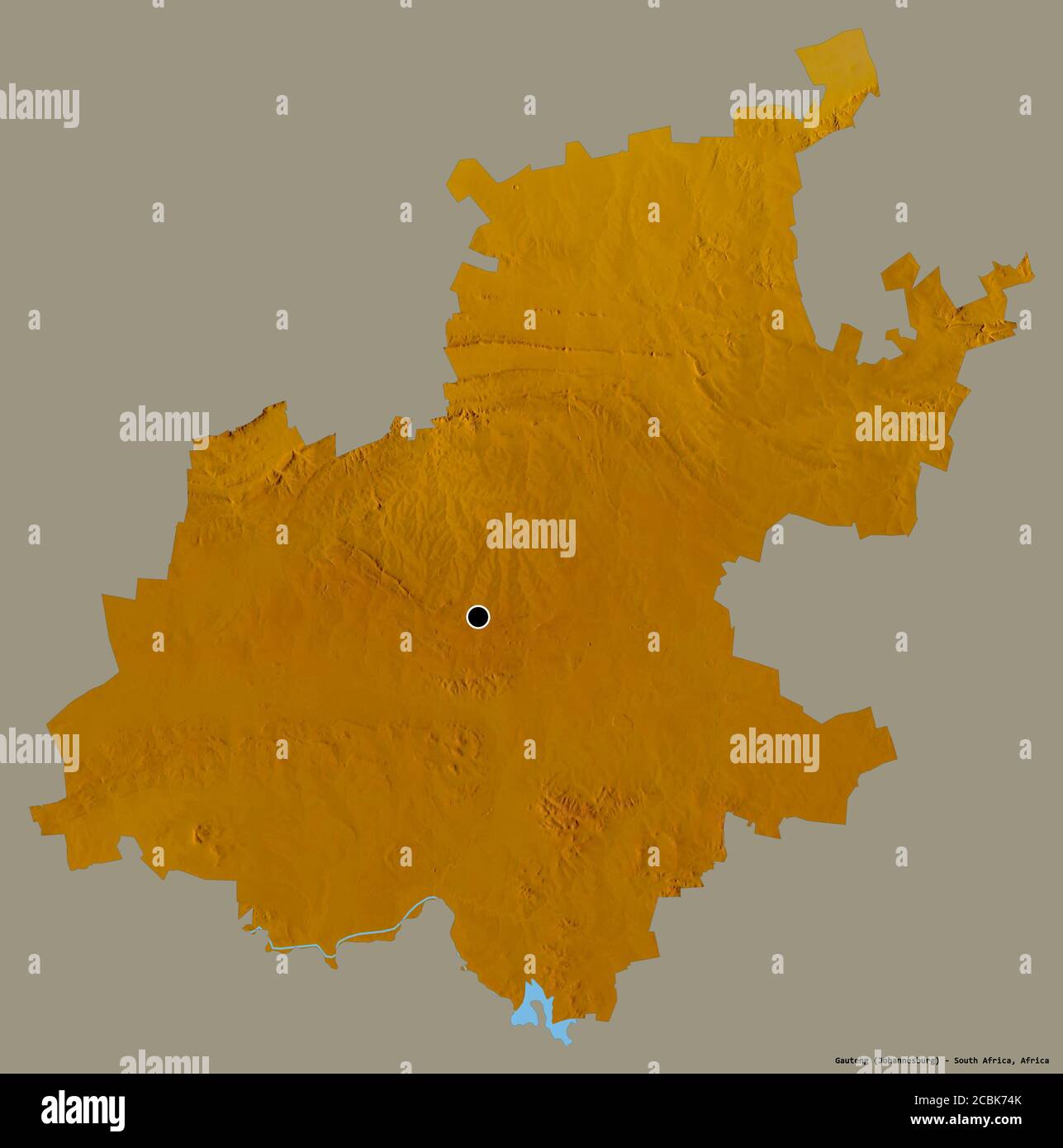 Map of gauteng hi-res stock photography and images - Alamy
