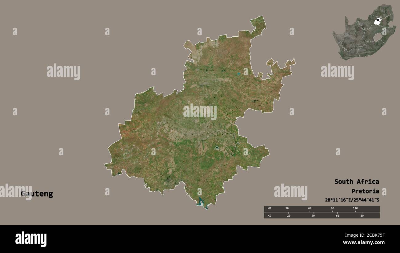 Witwatersrand satellite map hi-res stock photography and images - Alamy