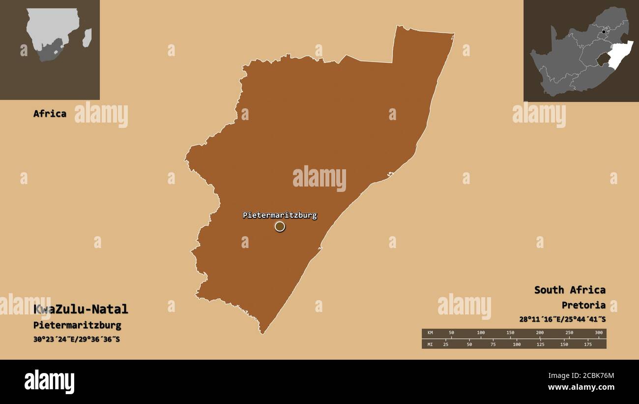 Map of zululand hi-res stock photography and images - Alamy