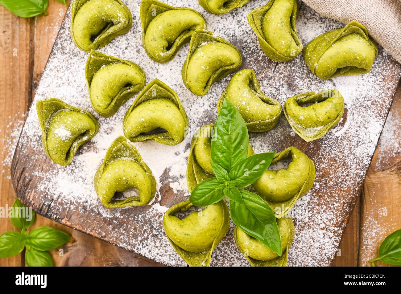 Tortellini e tortelloni typical dishes emilia italy. Food background ...