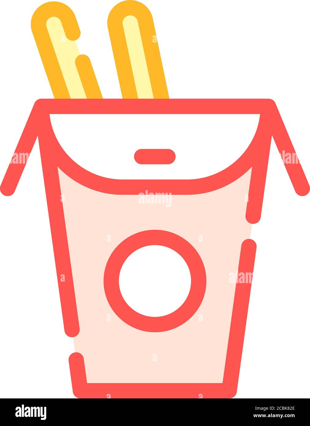 asian food box color icon vector illustration Stock Vector Image & Art ...