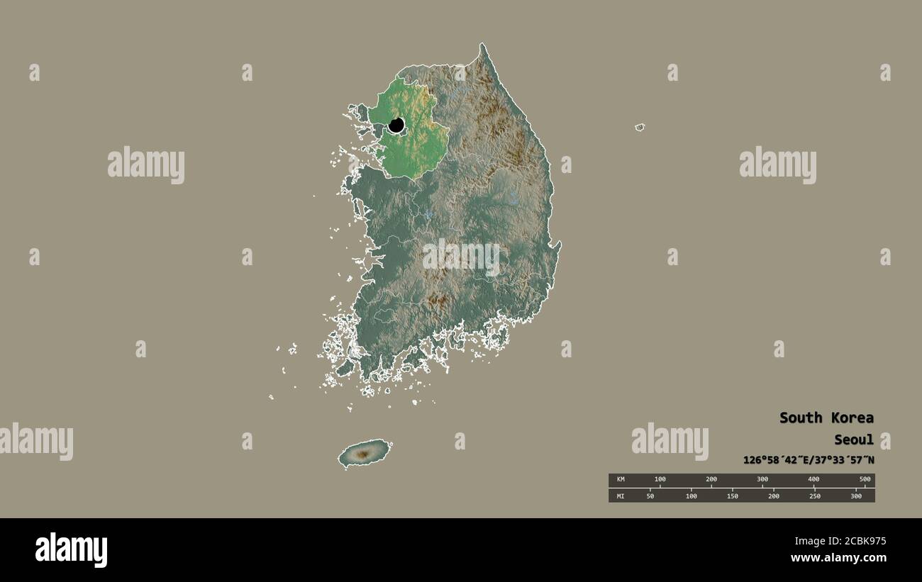 Map of suwon hi-res stock photography and images - Alamy