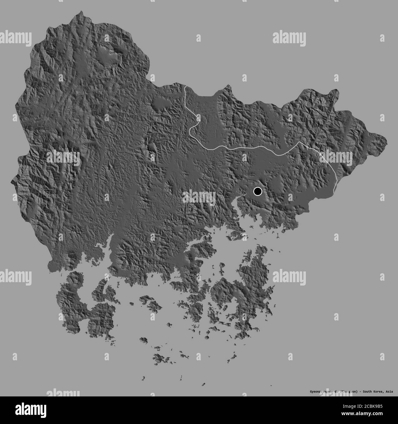 Map of changwon hi-res stock photography and images - Alamy