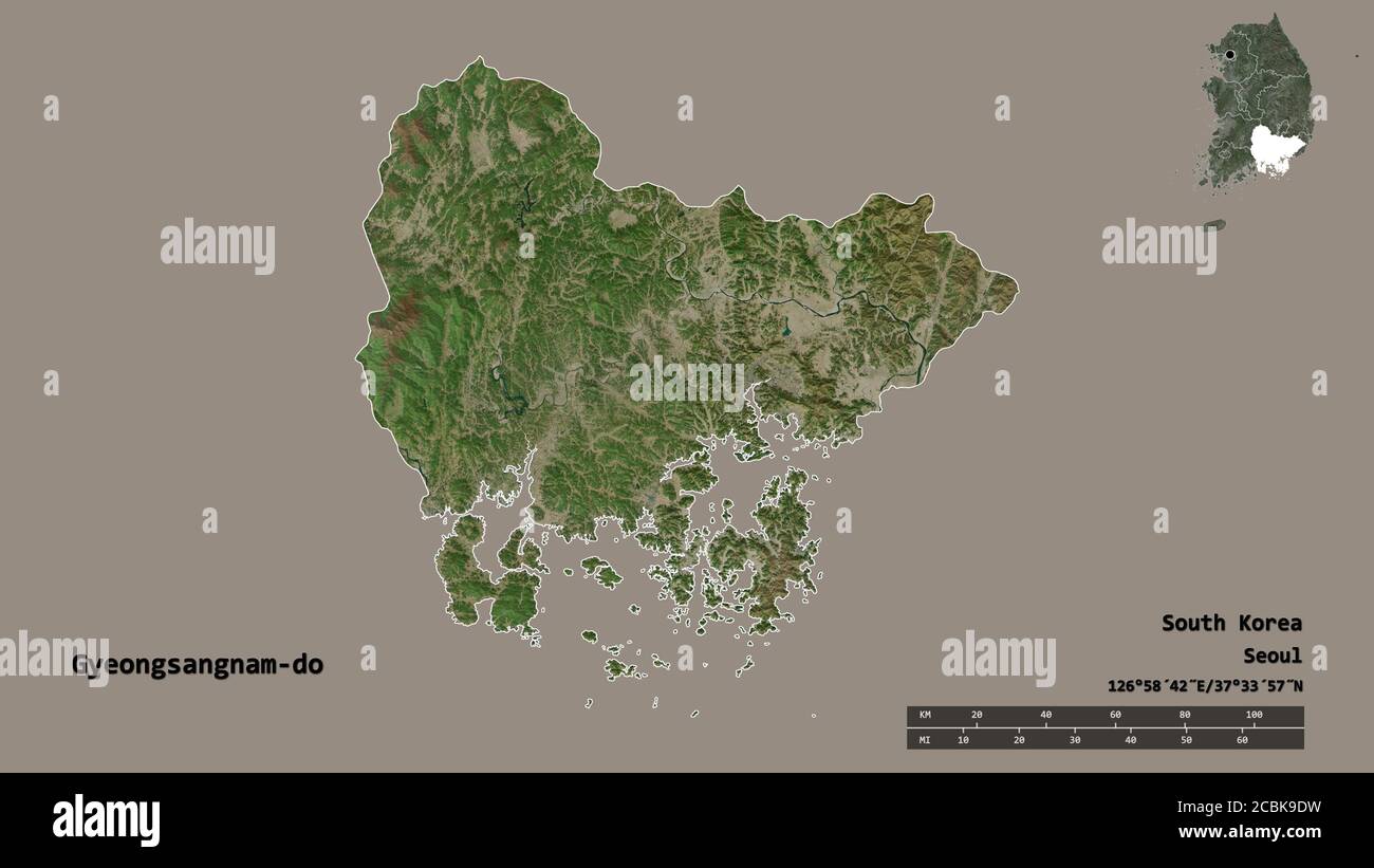 Map of changwon hi-res stock photography and images - Alamy