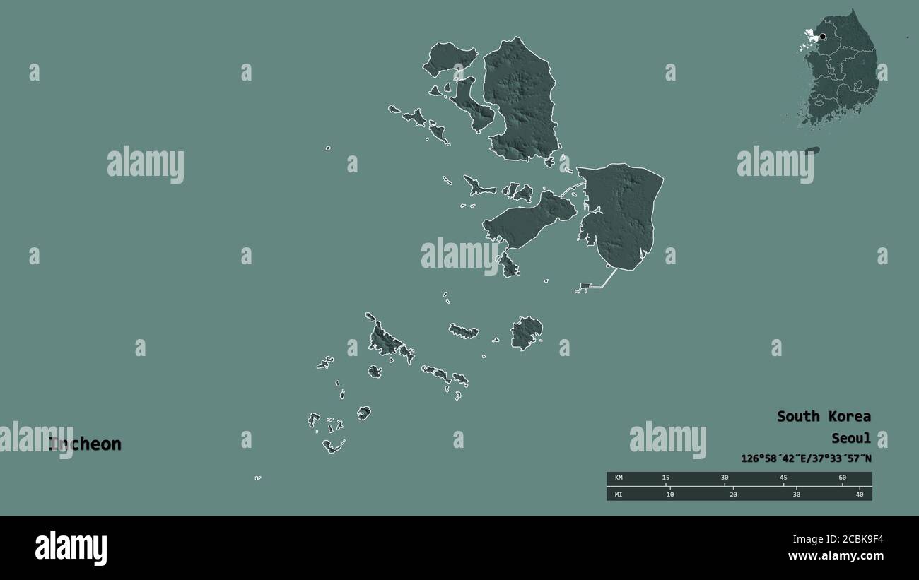 Inchon map hi-res stock photography and images - Alamy