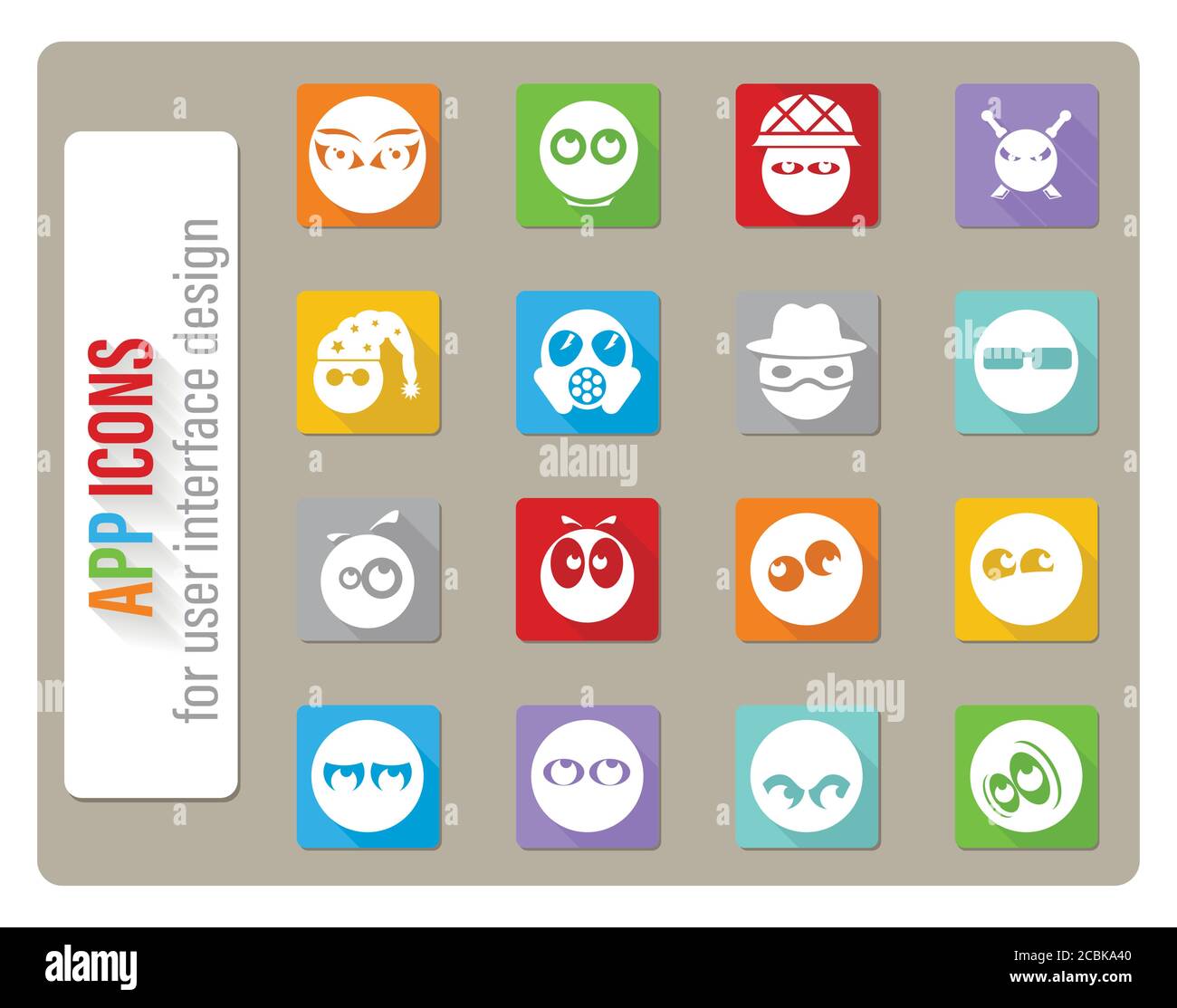 Set of 25 smiley faces. men characters Stock Vector Image & Art - Alamy