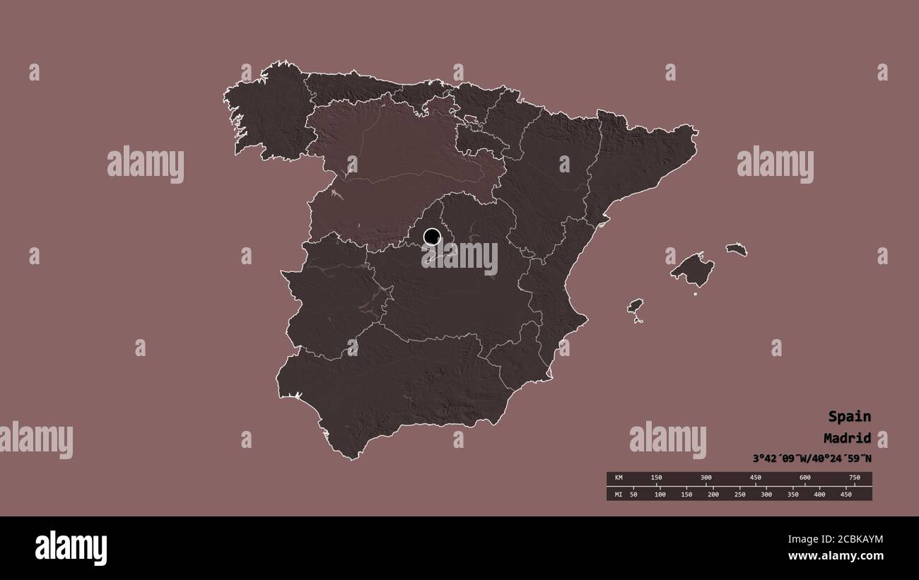 Map of castella hi-res stock photography and images - Alamy