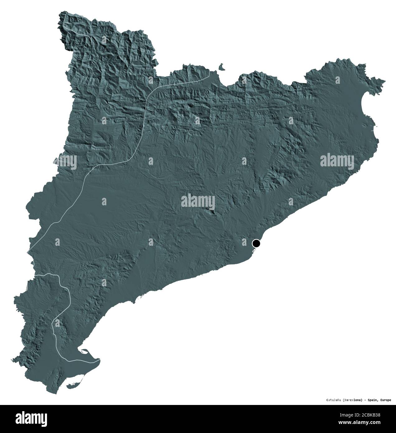 Catalogne map hi-res stock photography and images - Alamy