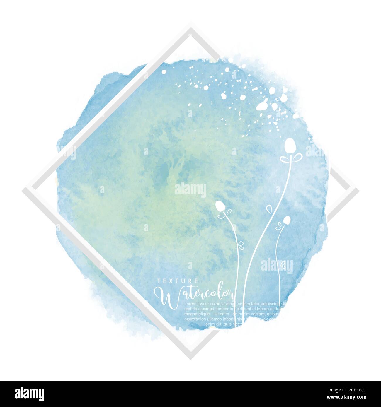 Blue and white vect Cut Out Stock Images & Pictures - Alamy