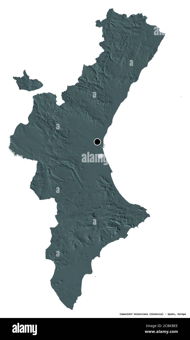 Comunidad valenciana map hi-res stock photography and images - Alamy