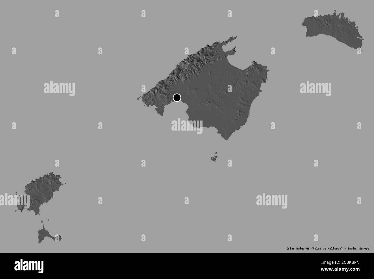 Map of mallorca Black and White Stock Photos & Images - Alamy