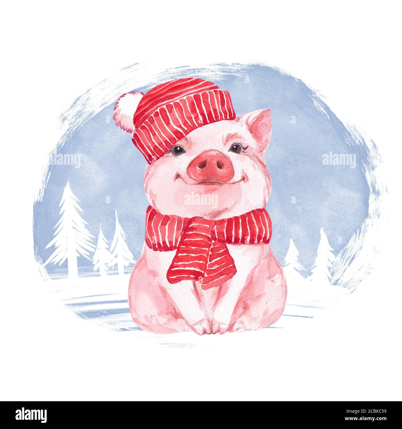 Winter illustration hi-res stock photography and images - Alamy