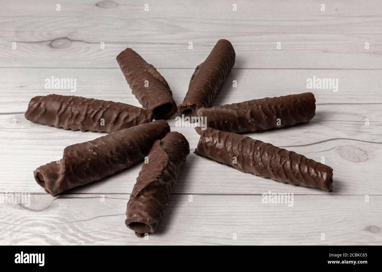 typical chocolate roll of the basque country Stock Photo - Alamy