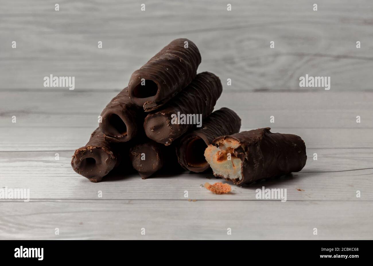 typical chocolate roll of the basque country Stock Photo - Alamy