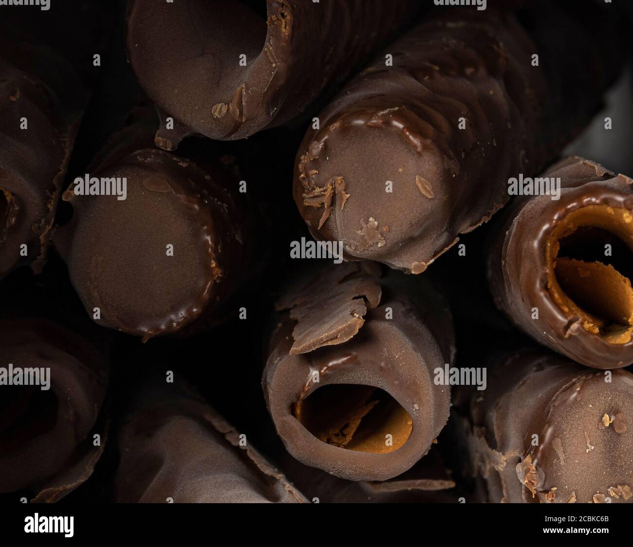 typical chocolate roll of the basque country Stock Photo - Alamy