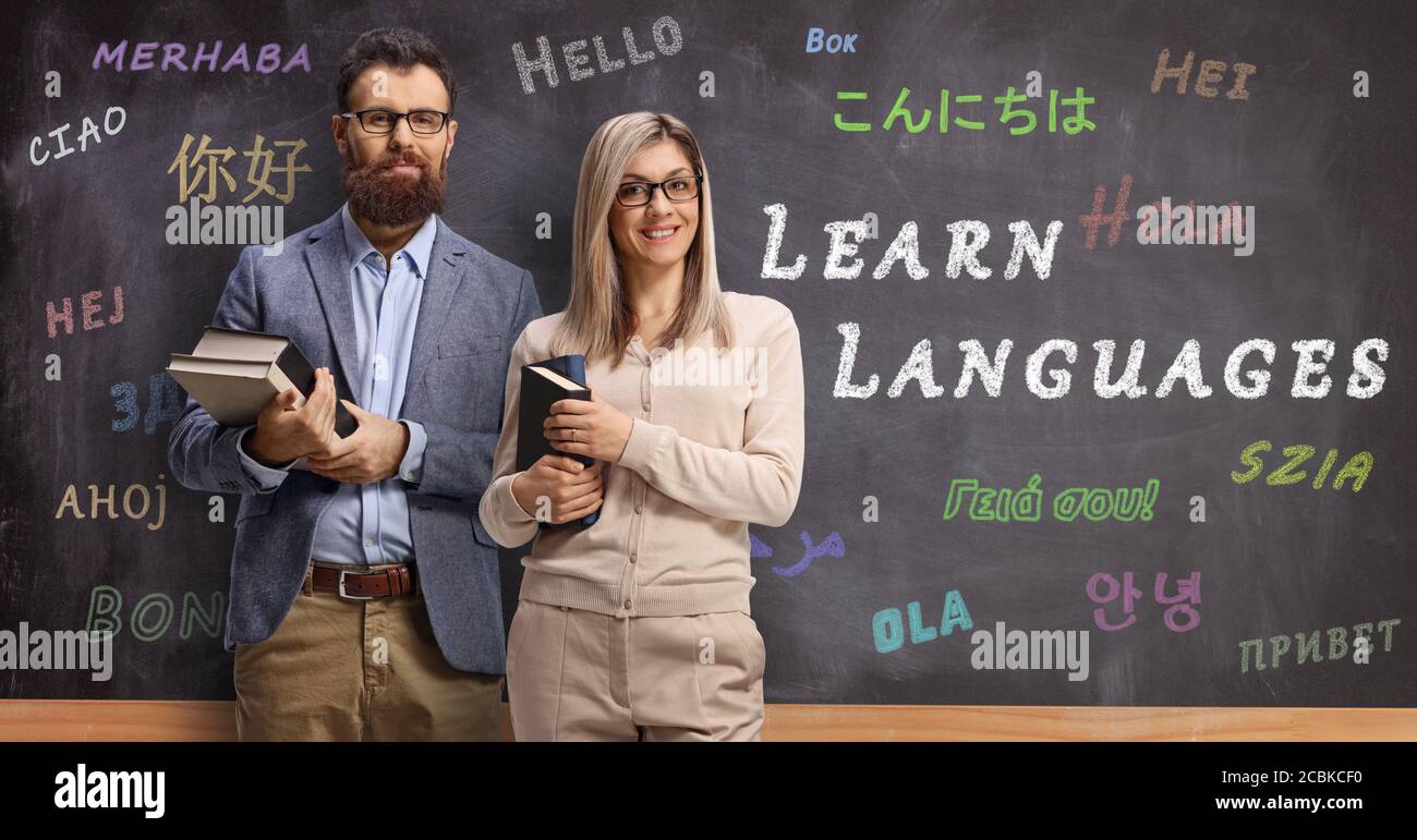 Professor of languages hi-res stock photography and images - Alamy
