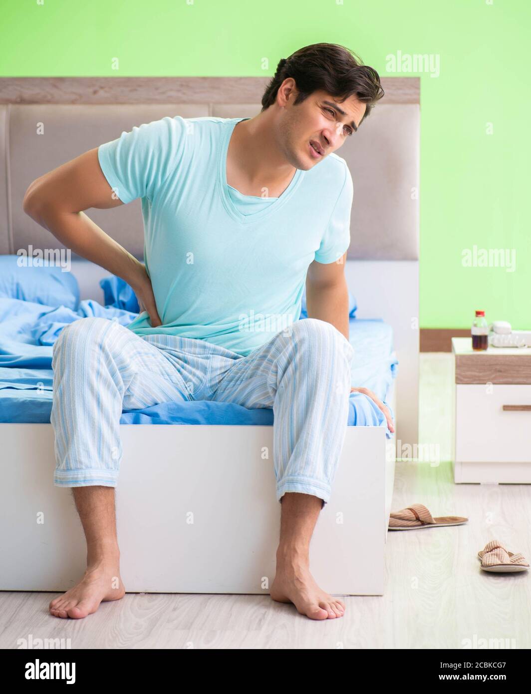 The man suffering from sleeping disorder and insomnia Stock Photo - Alamy