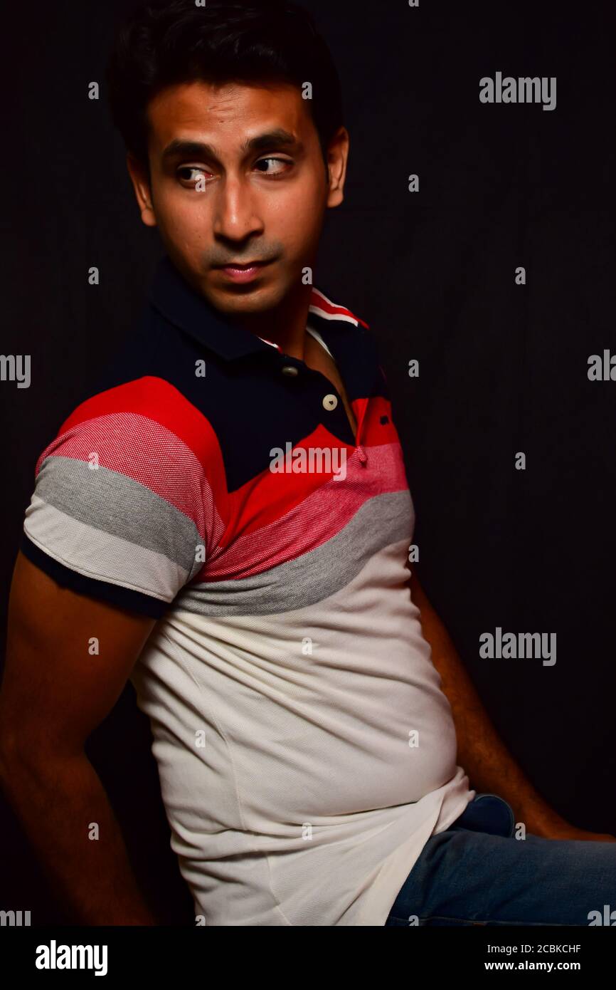 New Delhi India – March 30 2020 : Man portrait, smart casual man ...