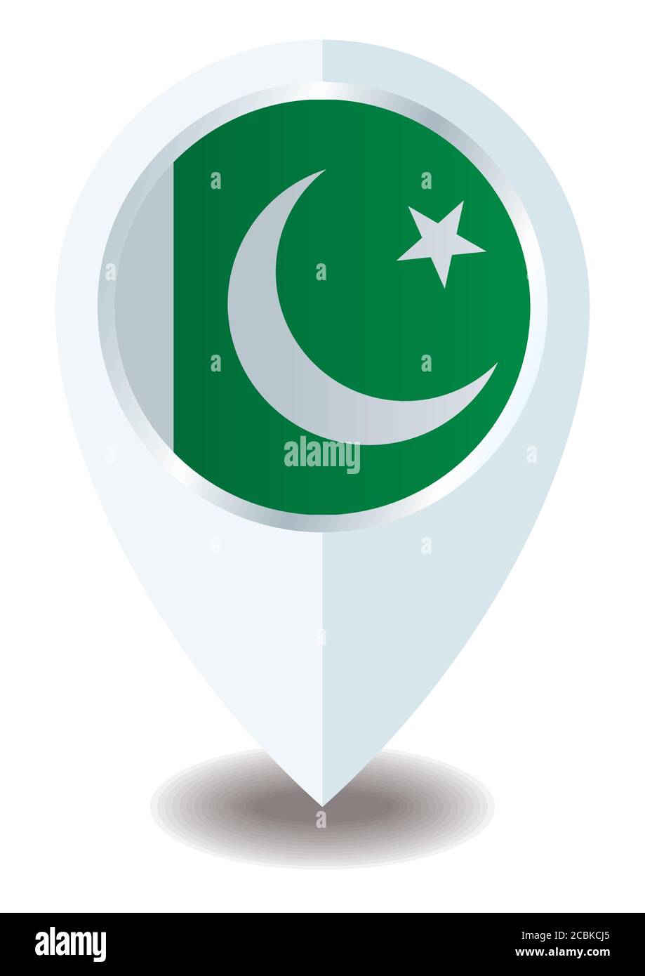 Flag of Pakistan, Islamic Republic of Pakistan. Template for award ...