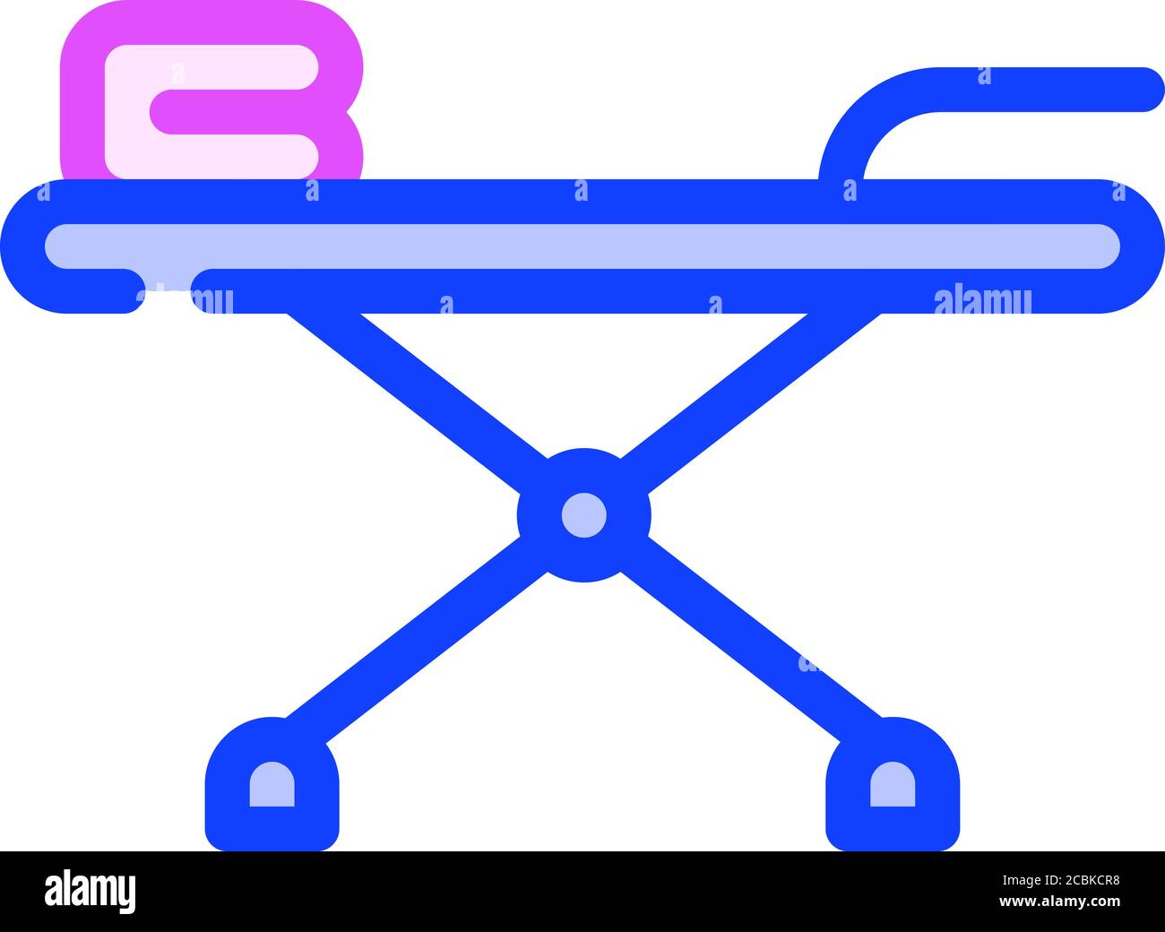 Ironing board linear icon Cut Out Stock Images & Pictures - Alamy