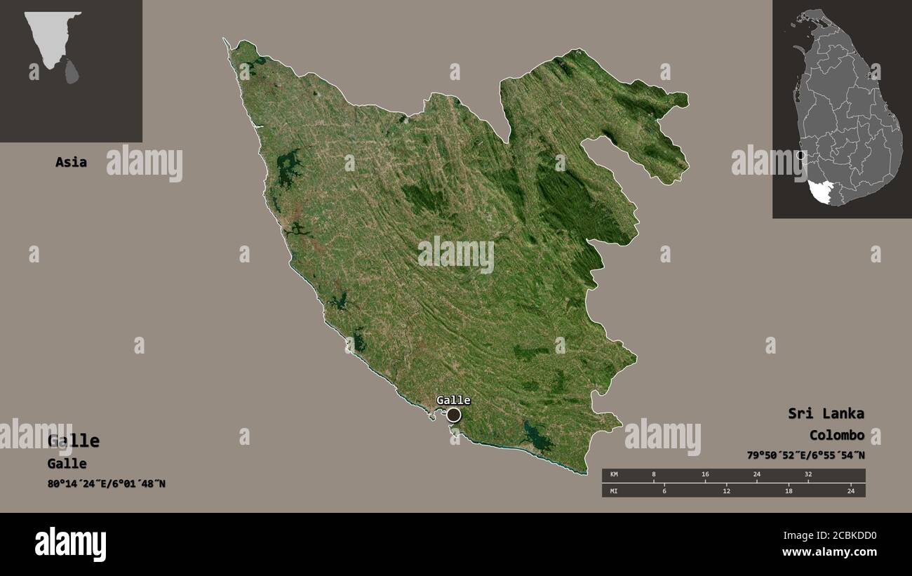 Sri lanka map with distance - indiever