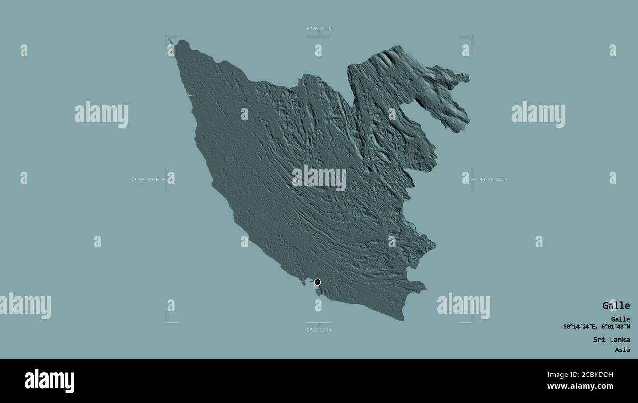 Galle in sri lanka map hi-res stock photography and images - Alamy