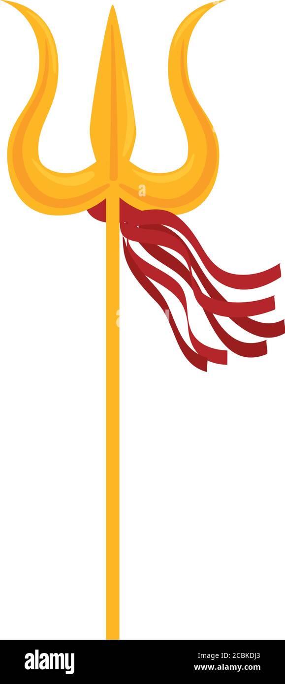 Indian trident Cut Out Stock Images & Pictures - Alamy