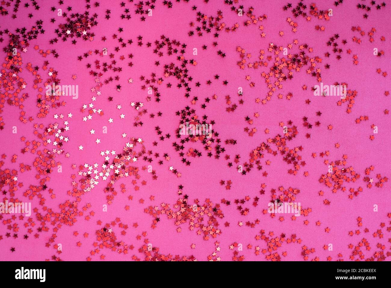 Pink background with many small stars glitter Stock Photo - Alamy