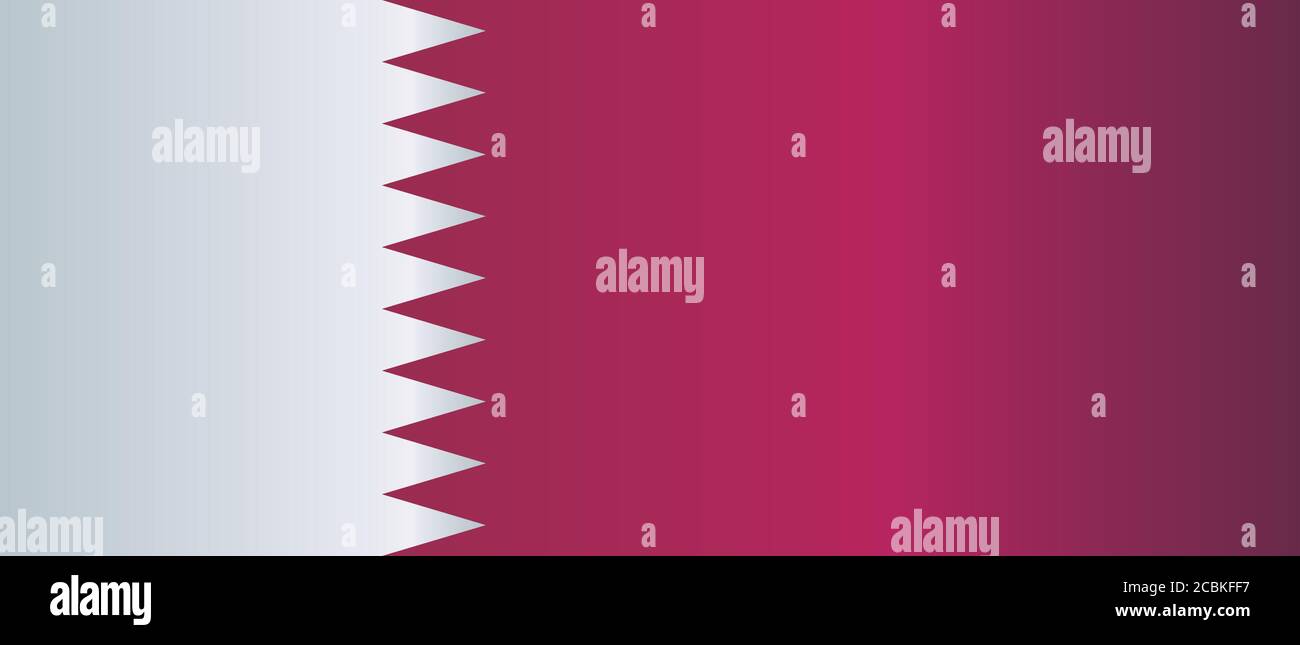Flag of Qatar, State of Qatar. Template for award design, an official ...