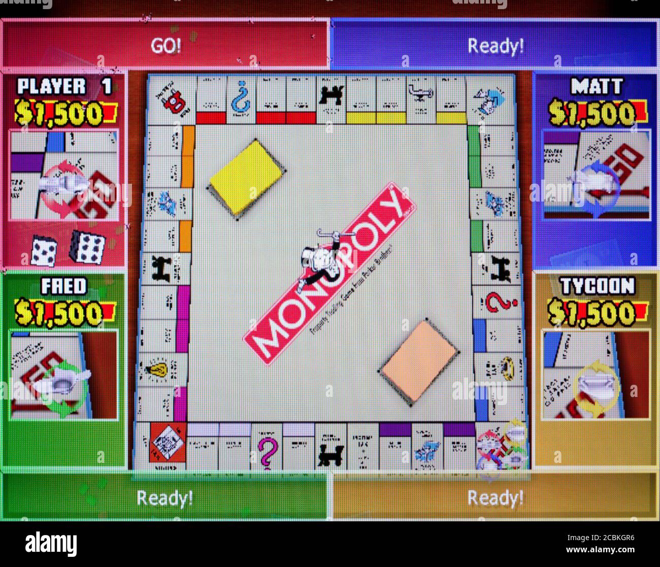 Monopoly Party - Nintendo Gamecube Videogame - Editorial use only Stock ...