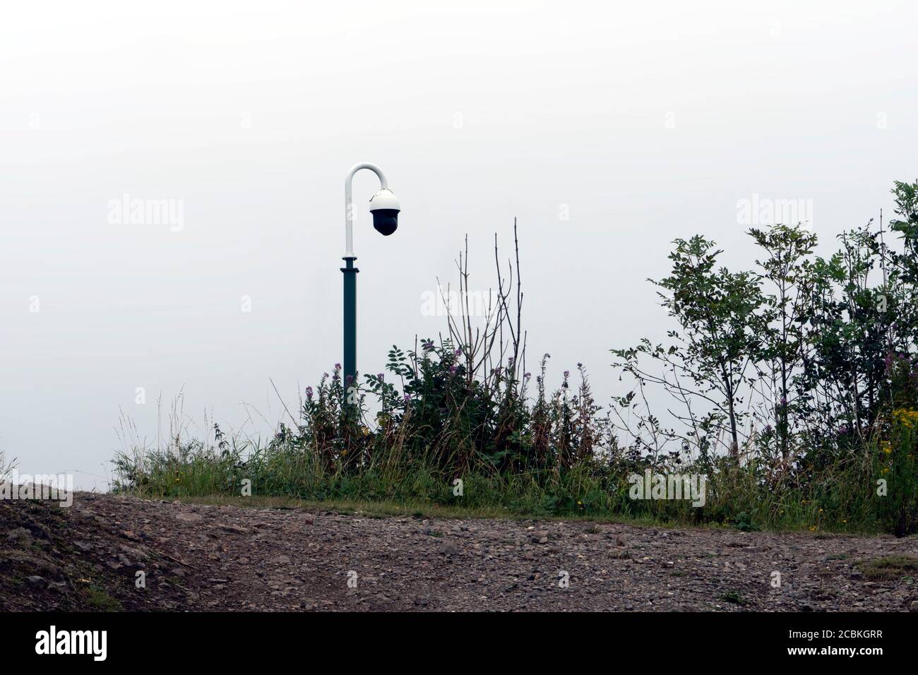 Cctv camera on pole outside hi-res stock photography and images - Alamy
