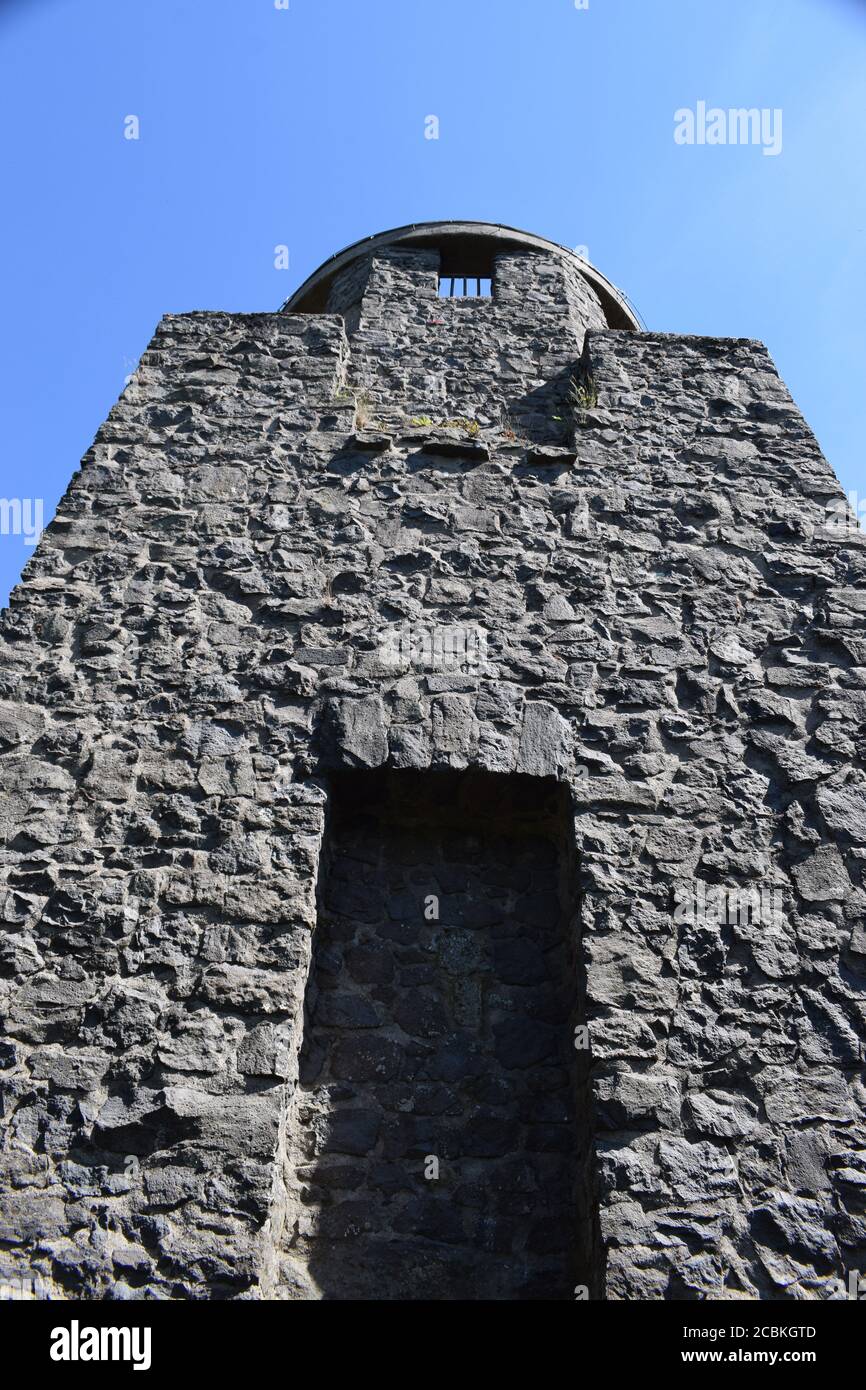 viewing tower Kaiser-Wilhelm-Turm on the Hohe Acht Stock Photo - Alamy