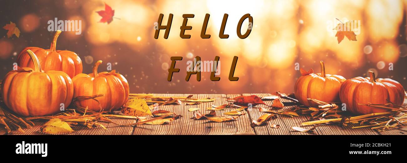 Fall Facebook Cover Pumpkins