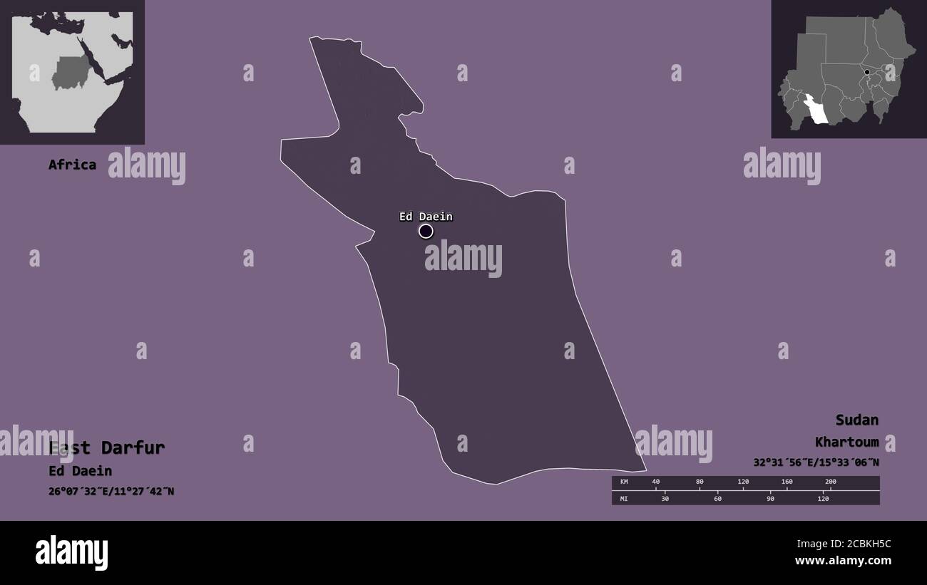 Map of darfur sudan hi-res stock photography and images - Alamy