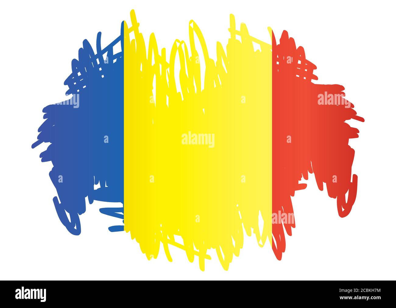 Flag of Romania, Romania. Template for award design, an official ...