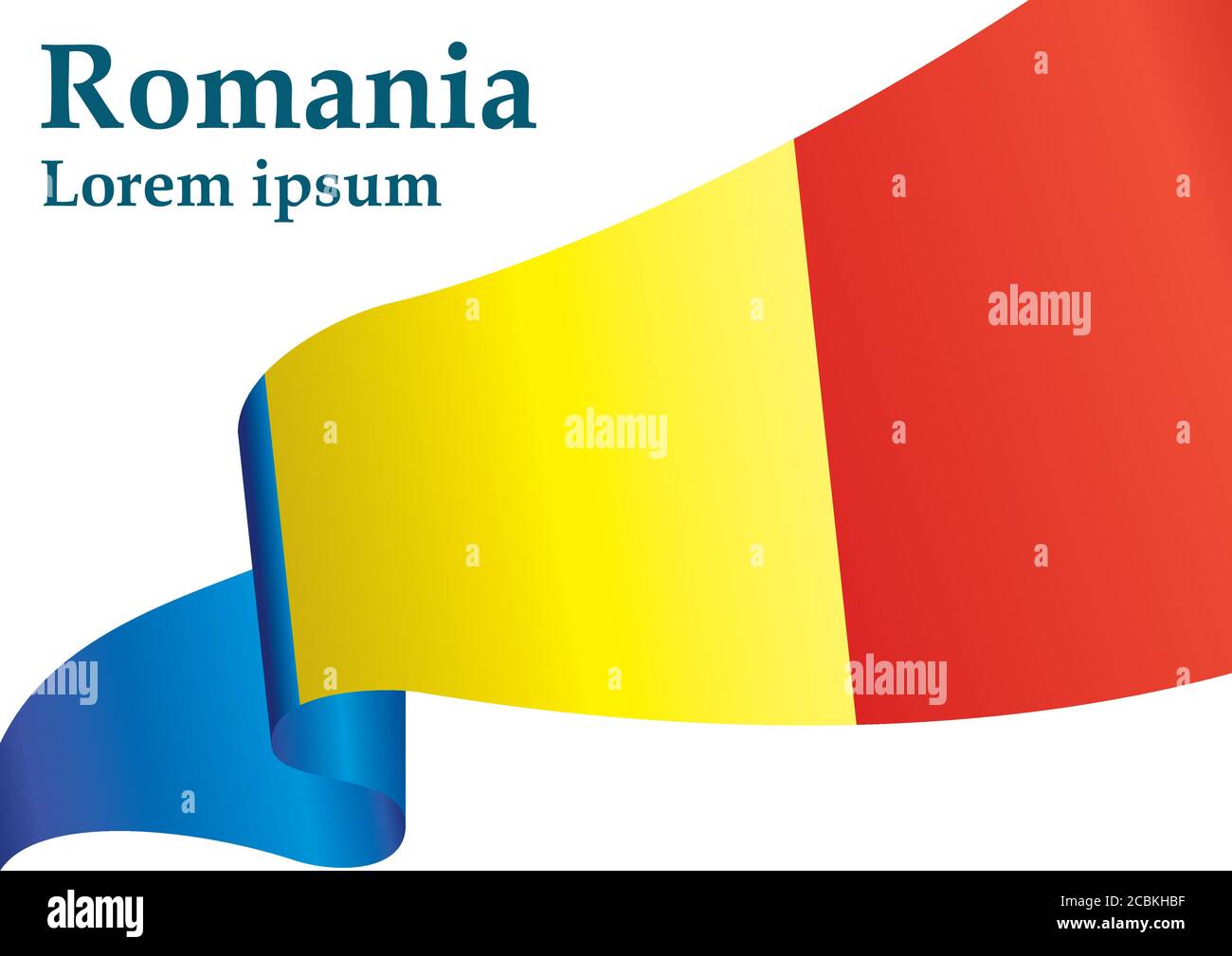 Flag of Romania, Romania. Template for award design, an official ...