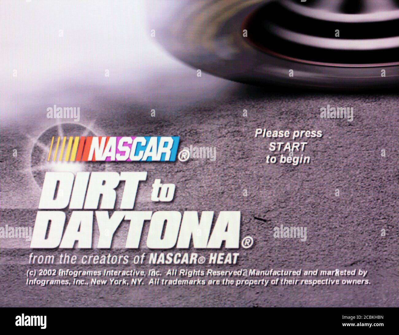 Nascar Dirt to Daytona - Nintendo Gamecube Videogame - Editorial use ...