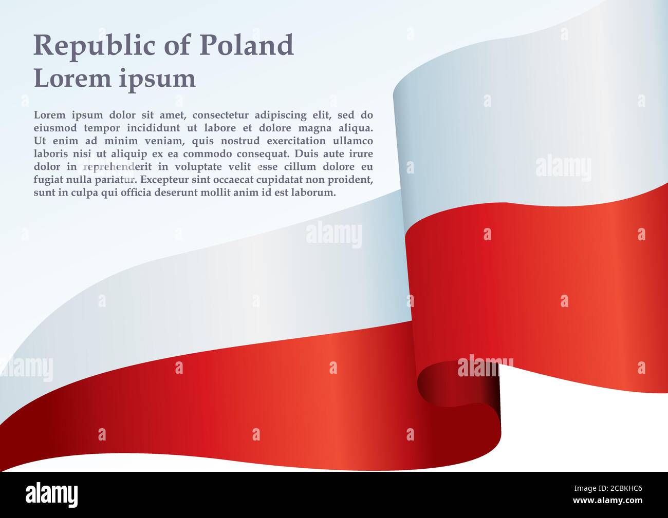 Flag of Poland, Polish flag, the template for the award, an official ...