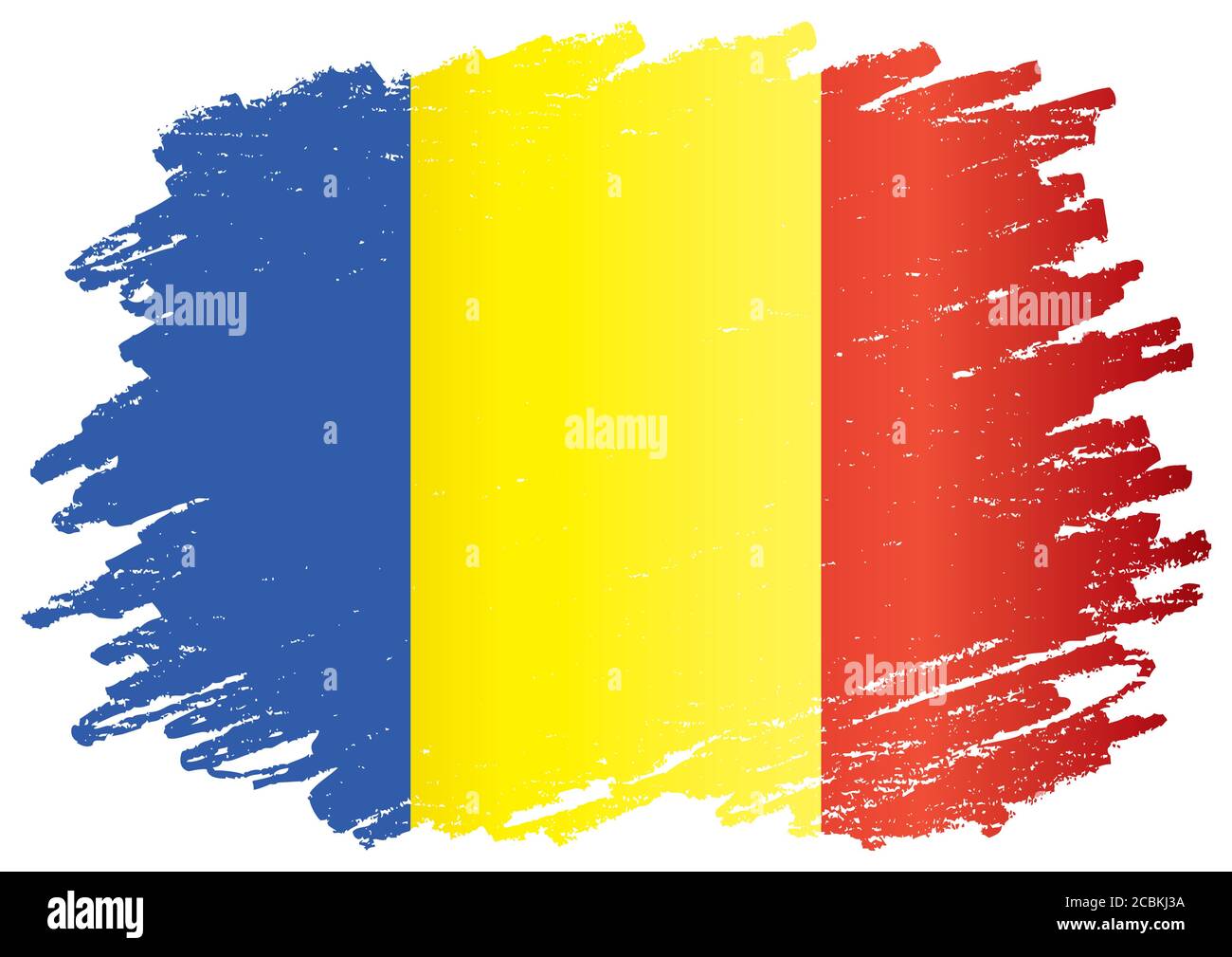 Flag of Romania, Romania. Template for award design, an official ...