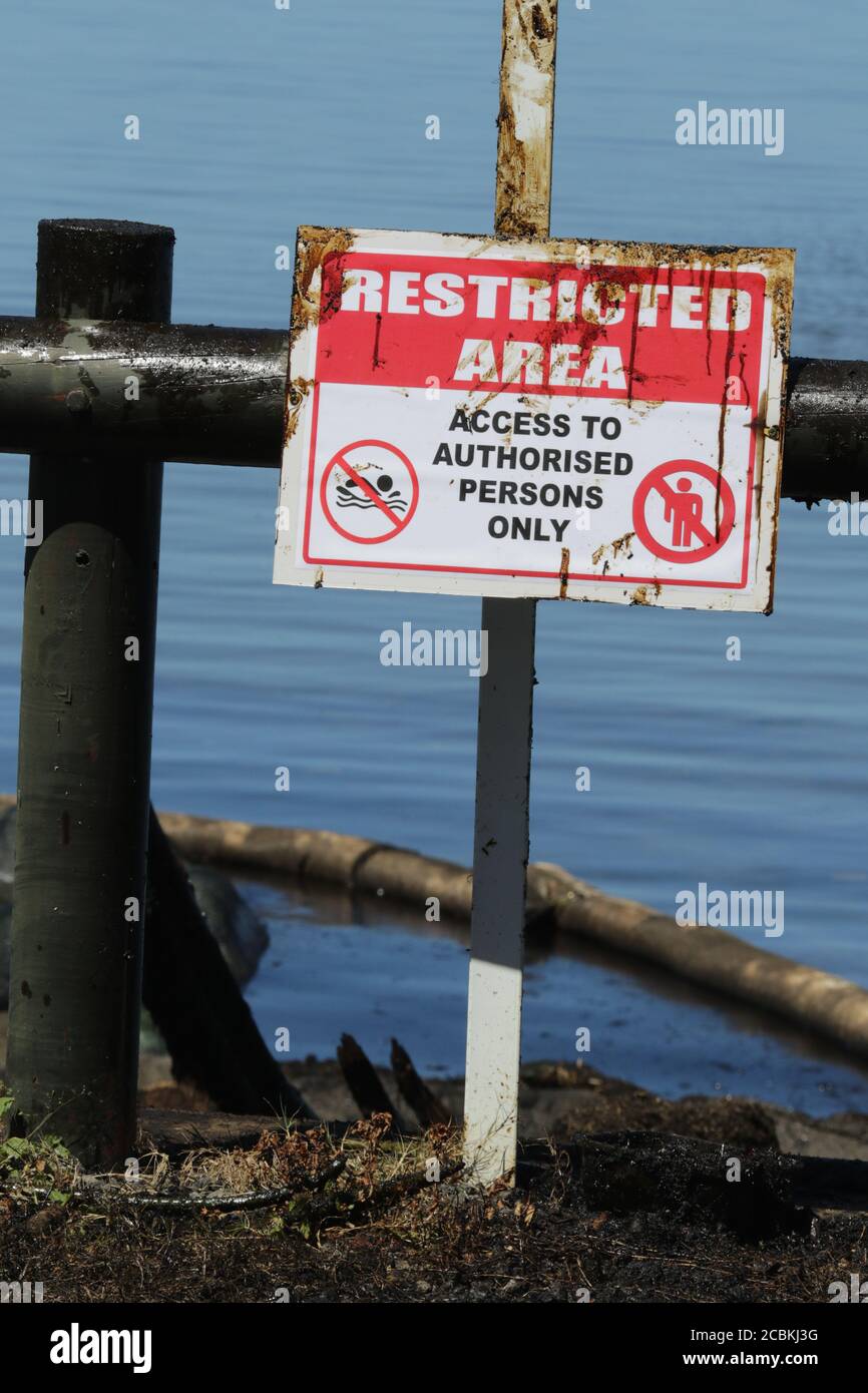 MV Wakashio oil spill Stock Photo - Alamy